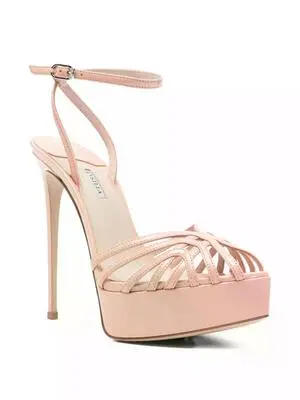 LE SILLA Platform Caged Sandals - Pink