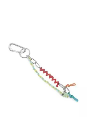 Marni Logo-plaque Keyring - Silver