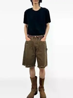TONYWACK Frayed Carpenter Shorts