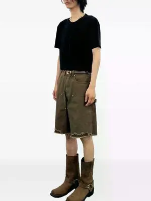 TONYWACK Frayed Carpenter Shorts