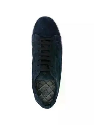 Eleventy Lace-up Suede Sneakers