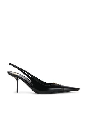 Saint Laurent Babylone Slingback Pump - Nero