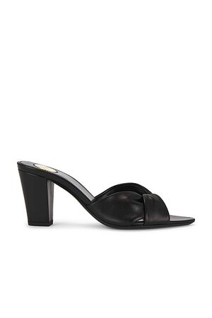 Saint Laurent Franciane Mule Sandal - Nero