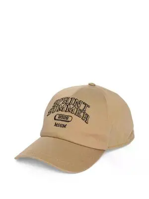 MSGM Embroidered Detail Baseball Cap