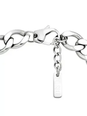 DIESEL® Stainless Steel Link Bracelet With Oval D Logo