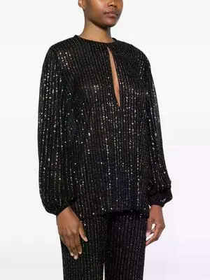 Missoni Long Sleeve Sequin Blouse
