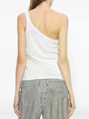 TOM FORD One-shoulder Ribbed Top - White