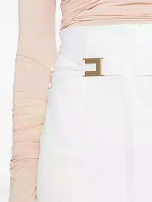 Elisabetta Franchi Logo Detail Mini Skirt