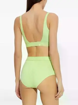 TOM FORD Logo-detail Bra - Green