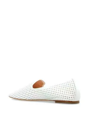 Agl Lucy Perforated Lamb Skin Loafers