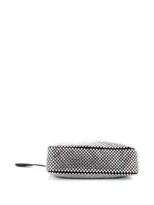 Prada Re-edition 2000 Crystal Embellished Mini Hobo Bag
