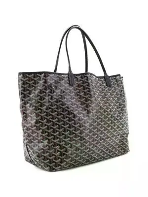 Goyard Saint Louis Coated Canvas Gm Tote Bag - Black