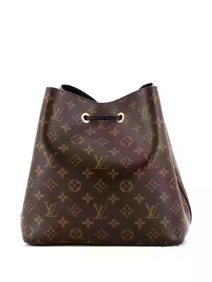 LOUIS VUITTON Monogram Canvas Neonoe Bucket Bag - Brown