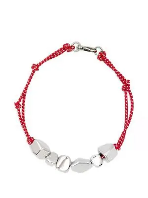 Plan C Tone Beaded Necklace - Silver