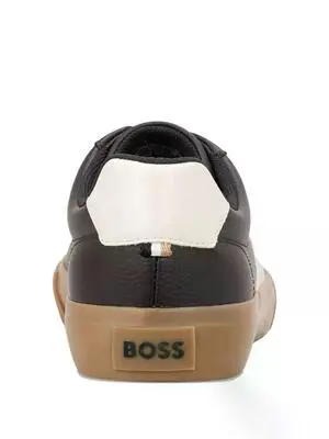 BOSS Lace-up Panelled Sneakers