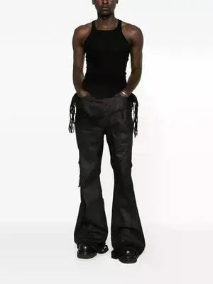 Rick Owens Frayed Denim Jeans