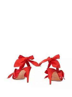 Red Valentino Bow Detail Ankle Strap Sandals