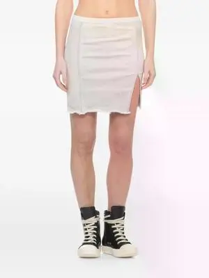 Rick Owens Sacred Raw-hem Mini Skirt