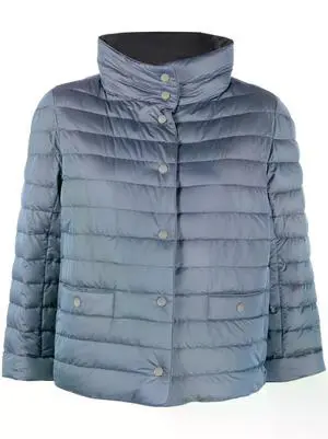 MOORER Cindy High-collar Padded Jacket - Blue