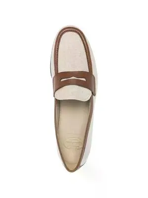 Church's Panelled Leather-trim Loafers