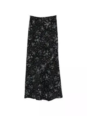 Ermanno Scervino Embellished Maxi Skirt - Black