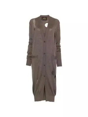 VIVIENNE WESTWOOD Distressed Button-front Coat