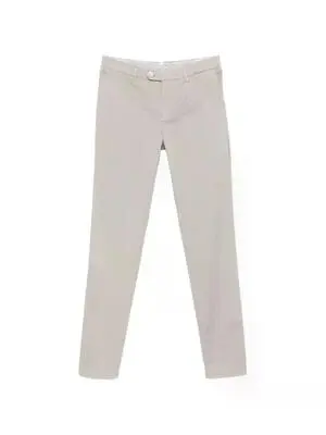 Brunello Cucinelli Button-detailed Trousers - Grey