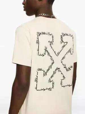 Off-White Arrow Script T-shirt - Neutrals