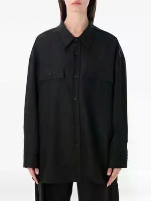 THELATEST Daria Long-sleeve Shirt - Black