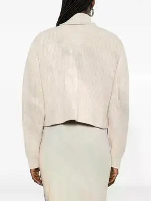Nanushka Marda Ribbed Knit Turtleneck Sweater