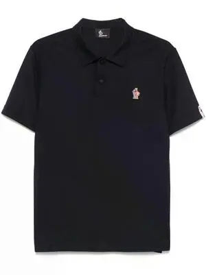 Moncler Short-sleeve Polo Shirt - Blue