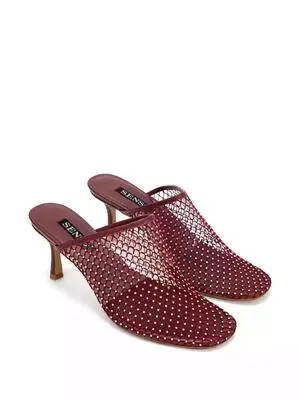 Senso 70mm Pam Heeled Sandals - Red