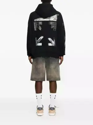 Off-White Metal Arrow Zip-up Hoodie
