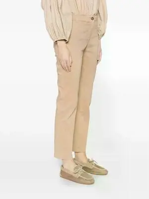 Pinko Beige Cropped Trousers