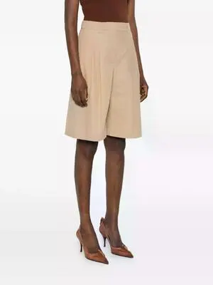 YVES SALOMON Pleated Shorts
