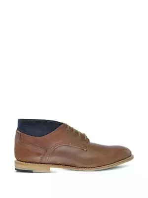 Timberland Denim Leather Chukka Boots - Brown