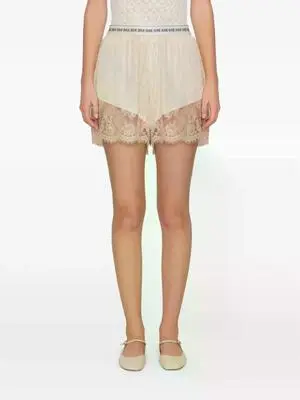 Sea Thigh Length Shorts For Women