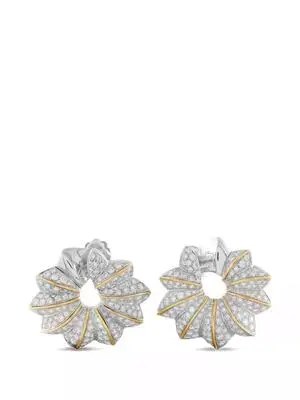LB EXCLUSIVE Platinum Pavé-set Diamond Clip-on Earrings