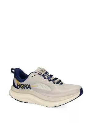 HOKA® Lace-up Sneakers With Mesh Texture And Chunky Rubber Sole - Neutrals