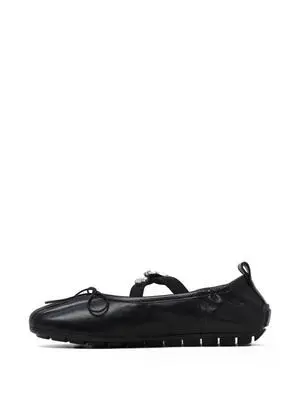 Simone Rocha Embellished Ballet Flats - Black