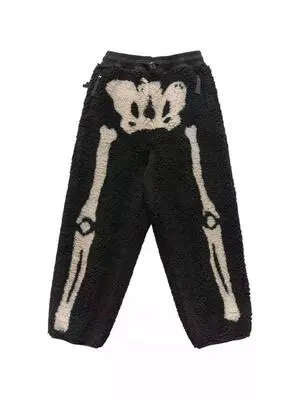 Kapital Fleece-jacquard Track Pants - Black