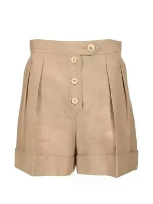 Valentino Garavani Tailored Cuffed Shorts - Neutrals
