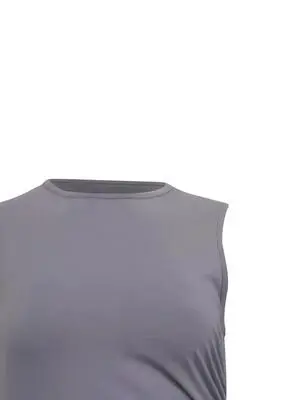 Theory Sleeveless Gathered Mini Dress
