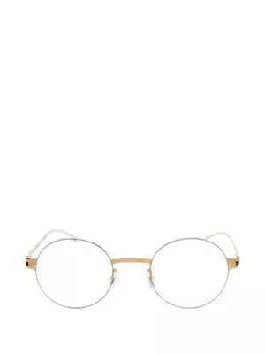 Mykita Lova Round-frame Glasses - Silver