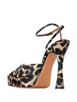 CASTAGNA Vicky Animal-print Platform Sandals