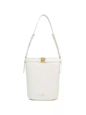Elisabetta Franchi Naplak-effect Bucket Bag