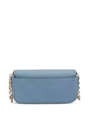 Michael Kors Logo-Plaque Shoulder Bag Blue