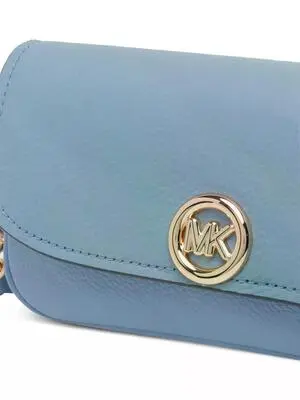 Michael Kors Logo-plaque Shoulder Bag - Blue