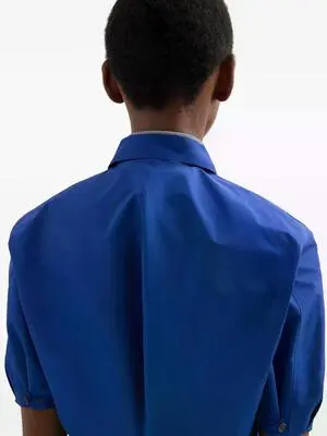 JIL SANDER Cropped Technical Crêpe Shirt
