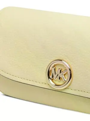 Michael Kors Logo Plaque Shoulder Bag - Yellow